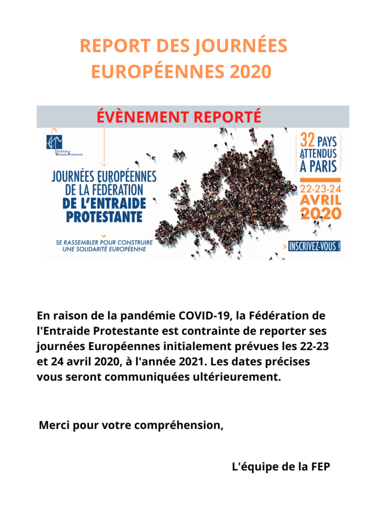 Report des Journées Européennes de la FEP - FEP - Fédération de l ...